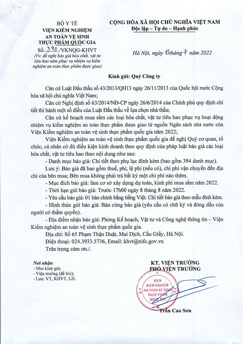 Thông báo mới nhất Mẫu email yêu cầu báo giá Tạo ấn tượng mạnh